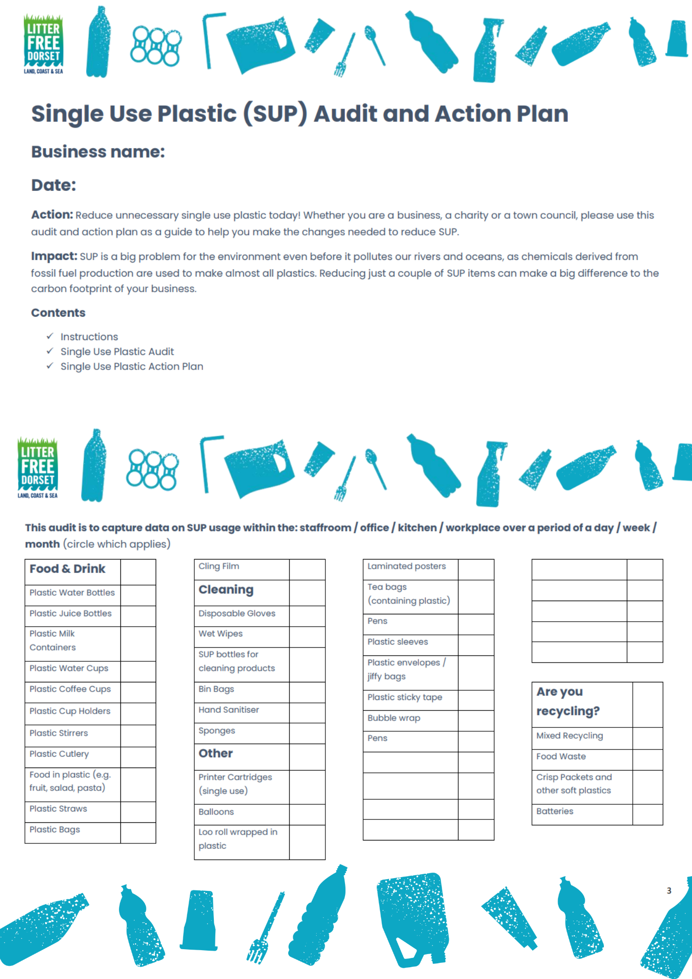 Sustainable Business Network – Litter Free Dorset